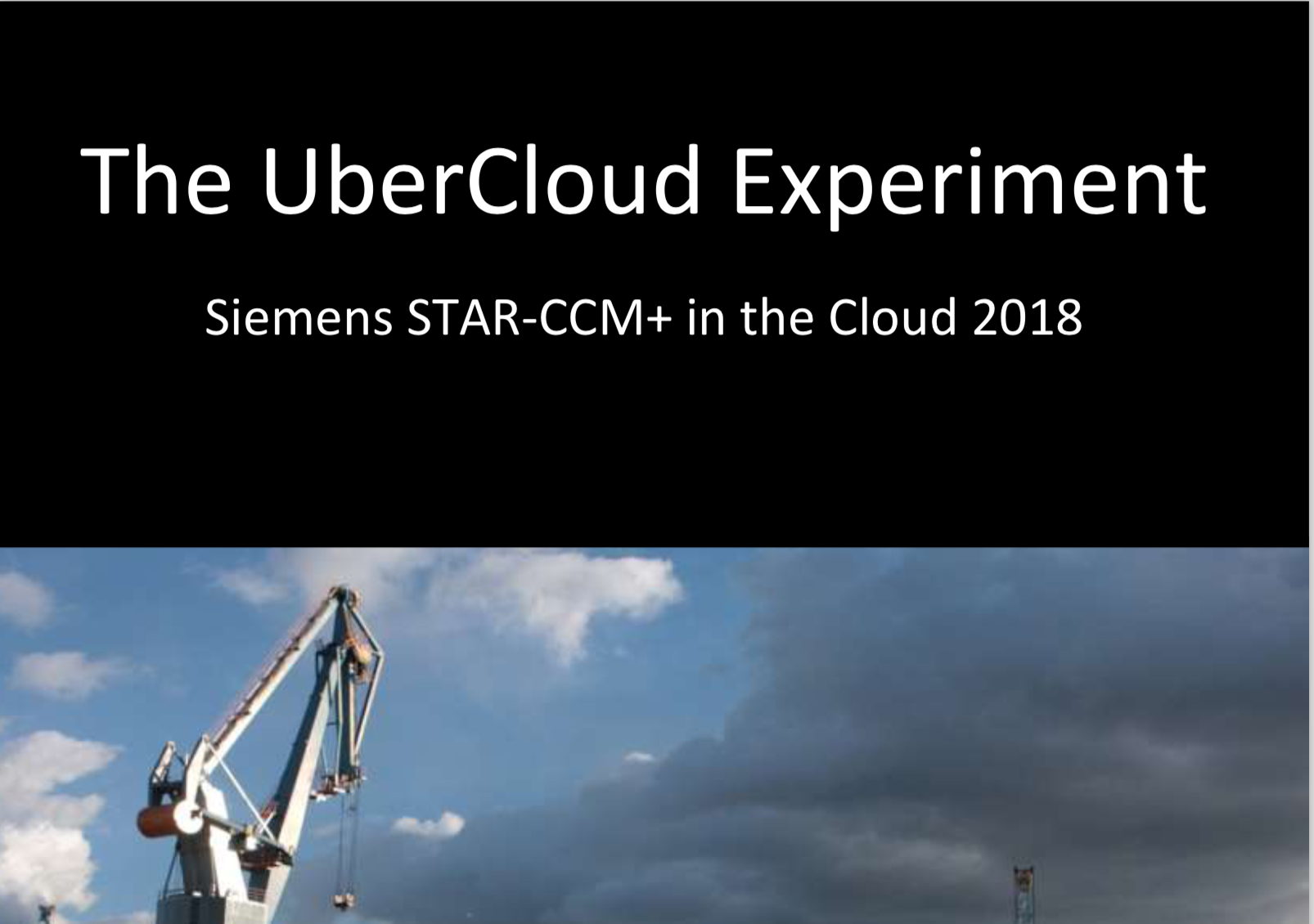 Siemens STAR-CCM+ In The Cloud